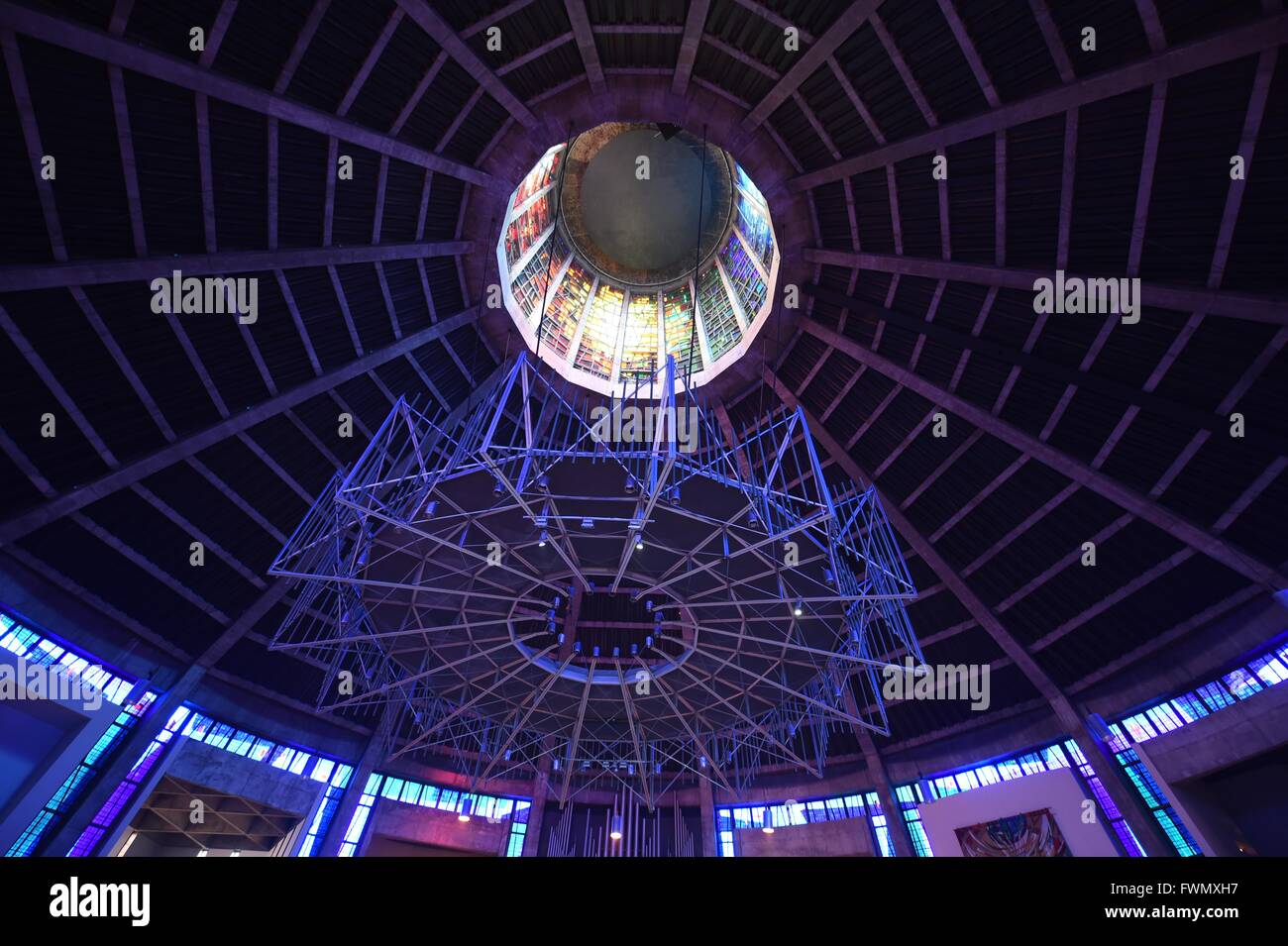 Ceiling of Liverpool Metropolitan Cathedral Stock Photo - Alamy