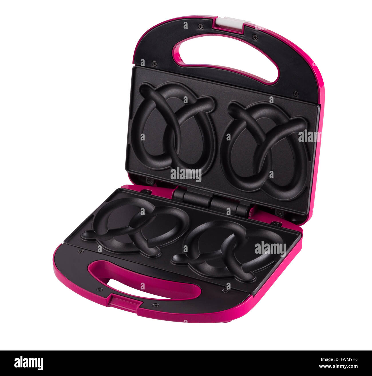 pretzel maker machine isolated on white background Stock Photo - Alamy