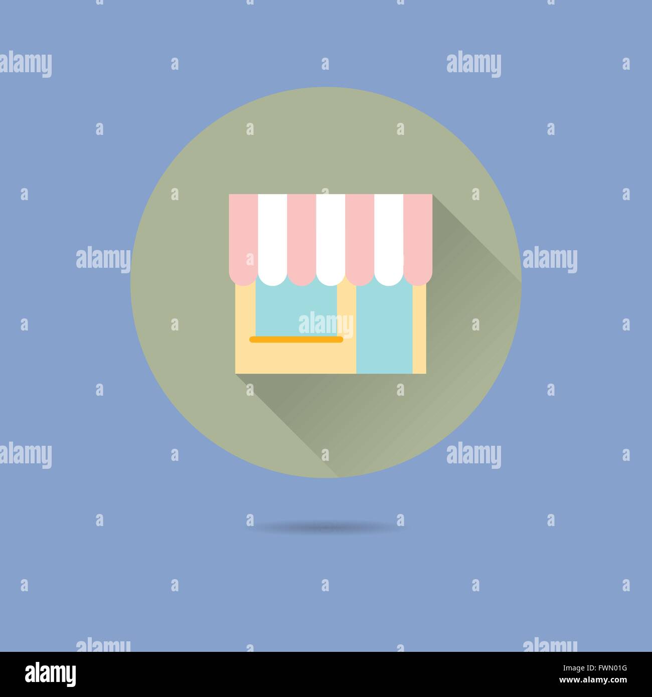 Pastel shop front Stock Vector Images - Alamy