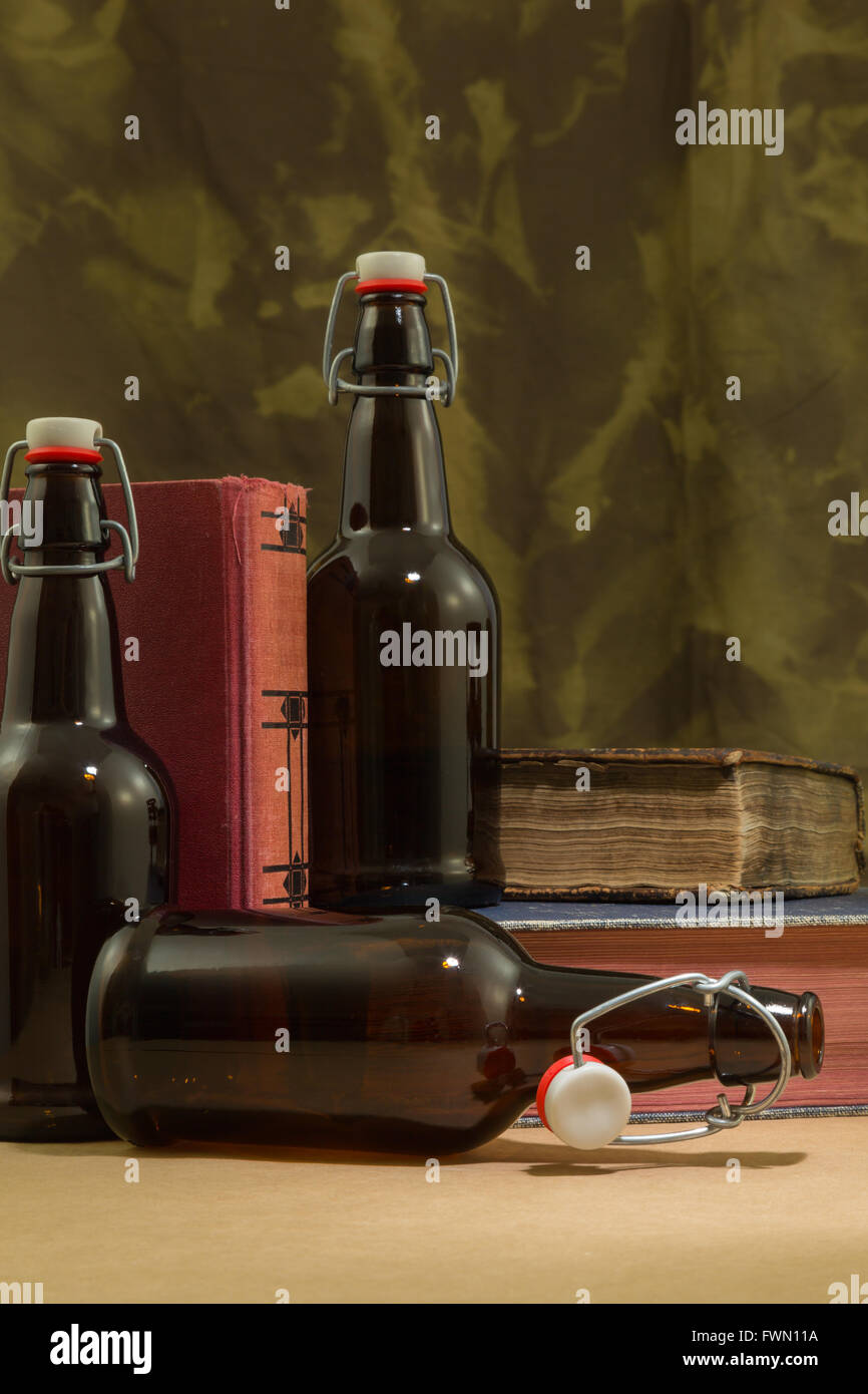 Beer Brew Bottles Stock Photo - Alamy