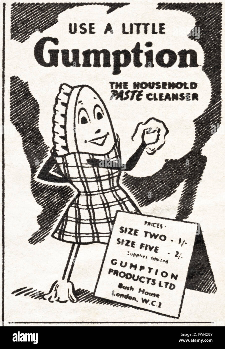 Original vintage advert from 1940s. Wartime advertisement dated 1943 ...