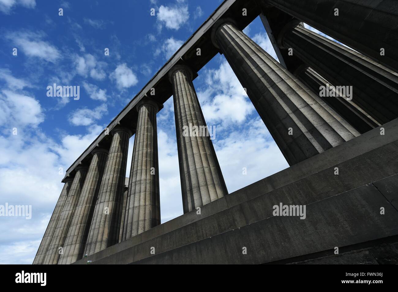Imposing columns architecture Stock Photo - Alamy