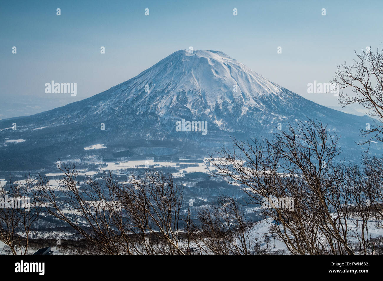 Mount Yōtei, an inactive volcano located in Shikotsu-Toya National Park ...