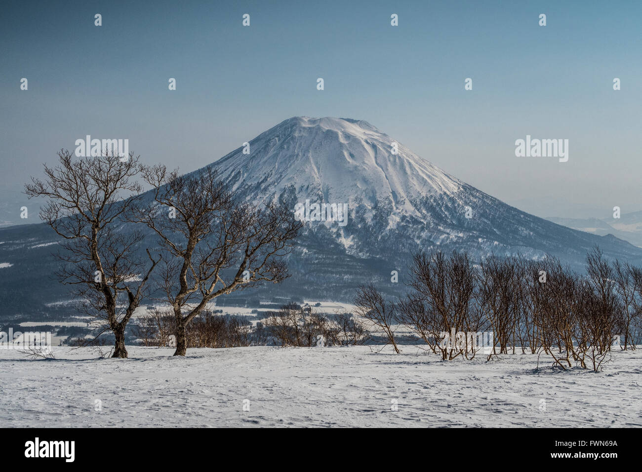 Mount Yōtei, an inactive volcano located in Shikotsu-Toya National Park ...