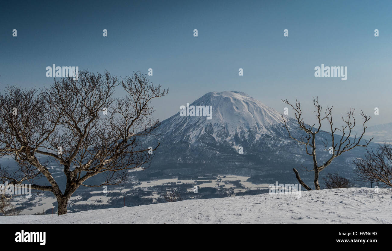 Mount Yōtei, an inactive volcano located in Shikotsu-Toya National Park ...