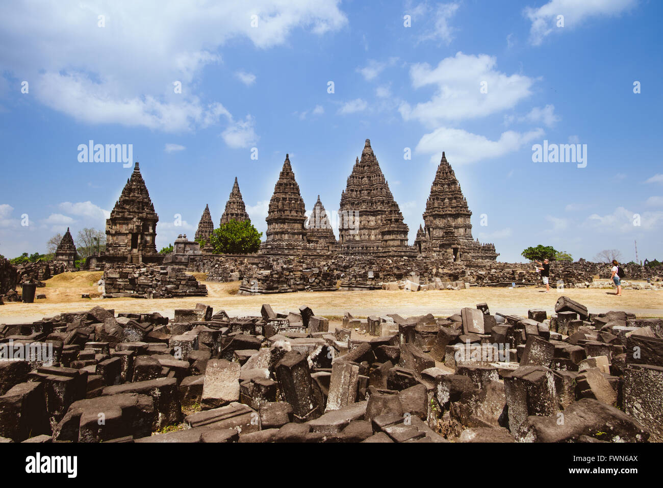 Candi Prambanan, Hindu temple compound in Central Java, Indonesia Stock ...