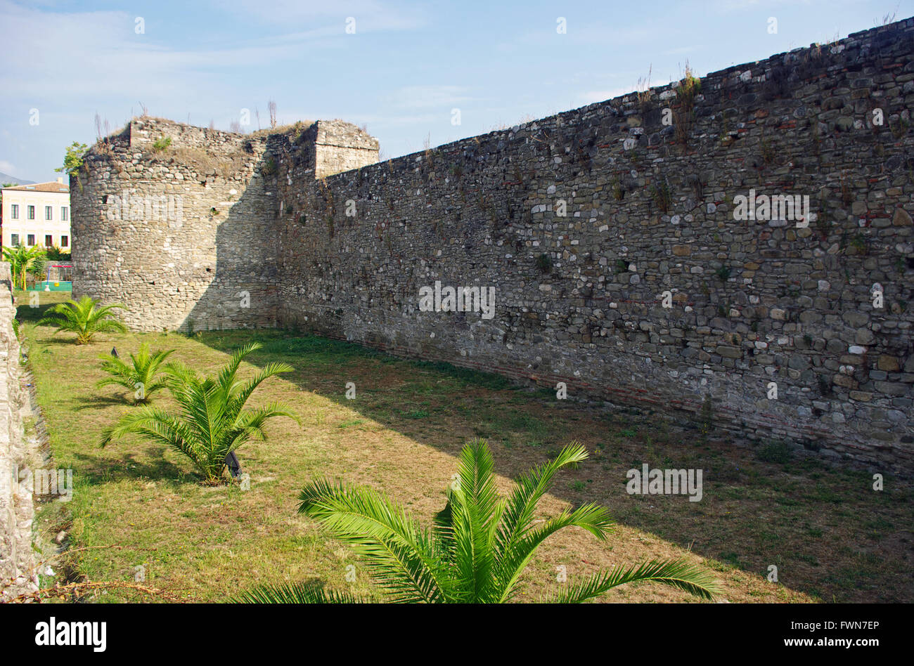 Elbasan Castle and City Wall, Albania Stock Photo - Alamy
