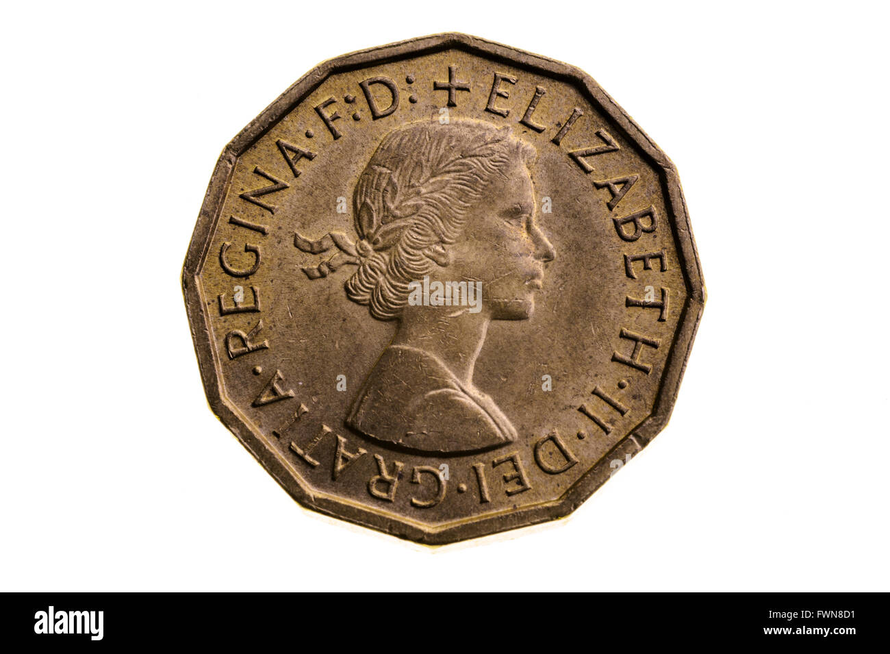 Three pence coin hi-res stock photography and images - Alamy