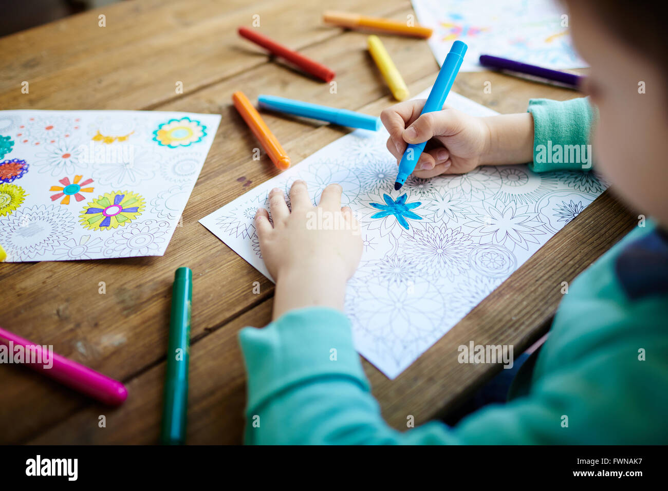 Coloring pictures hi-res stock photography and images - Alamy