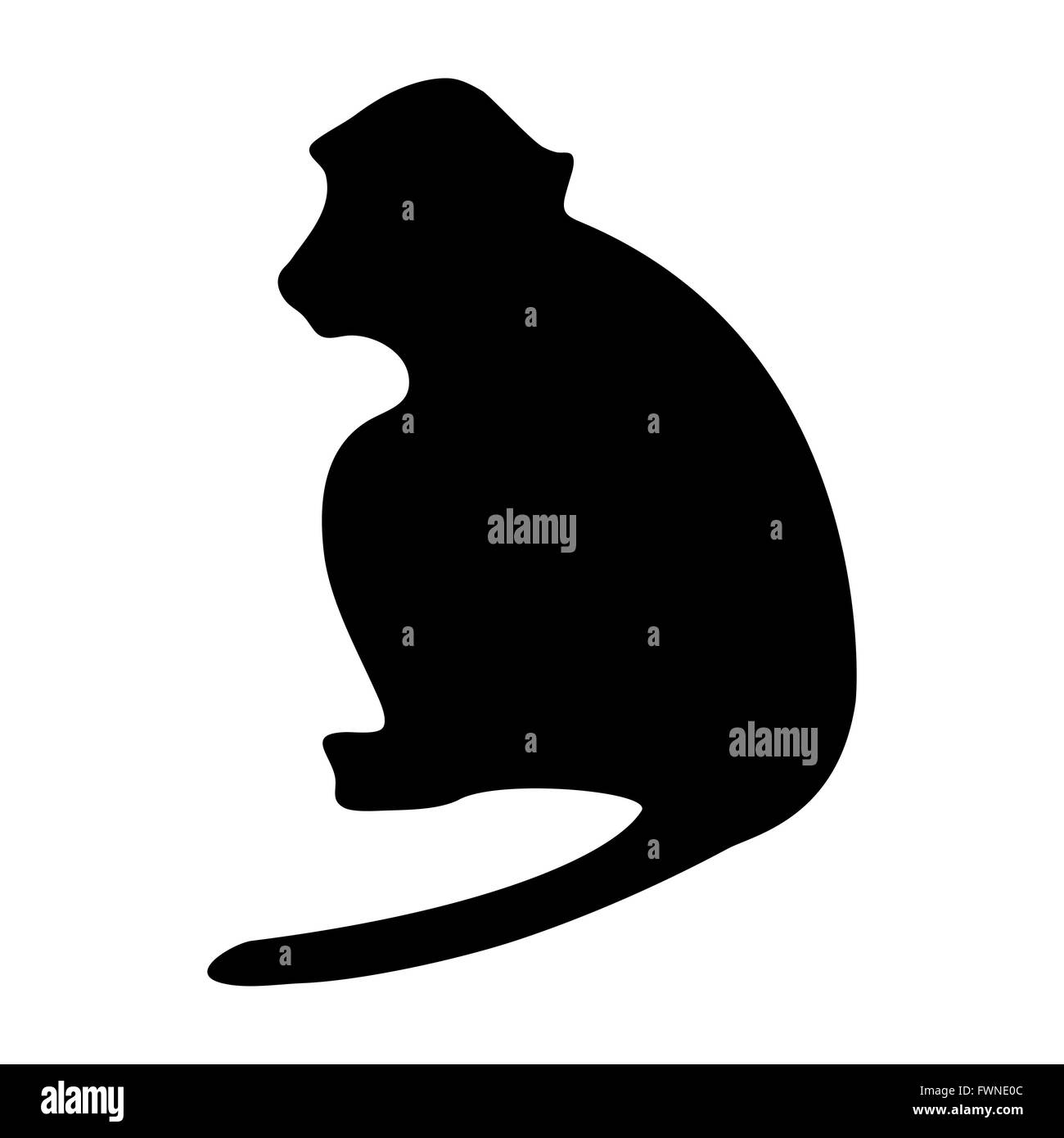 Monkey image art Cut Out Stock Images & Pictures - Alamy