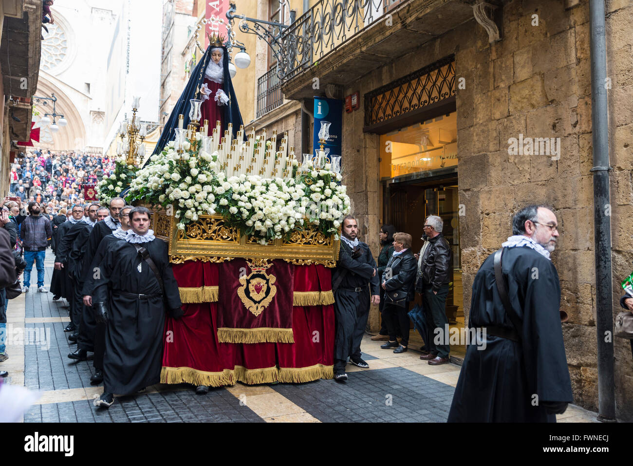 Easter Week, Holy Week or Semana Santa, Nazarene processions, bands of ...