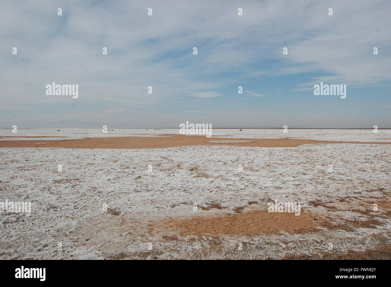 Salt desert near Kashan, Iran Stock Photo - Alamy