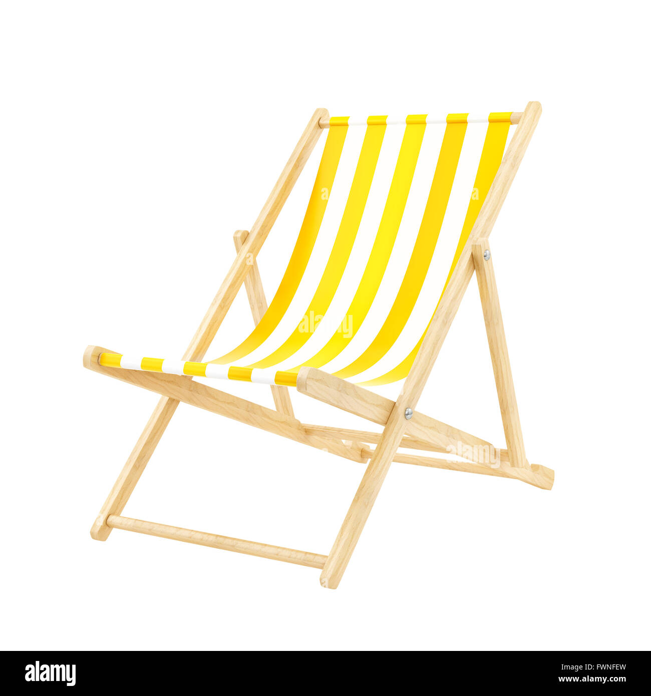 Wooden deck chair ocean Cut Out Stock Images & Pictures - Alamy