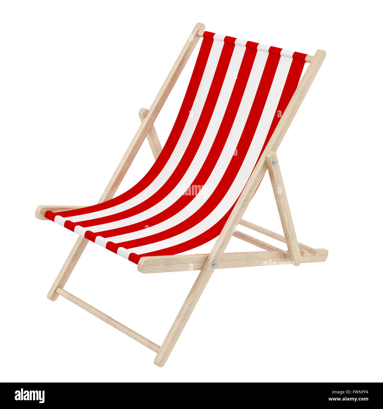 red deck chair Stock Photo - Alamy