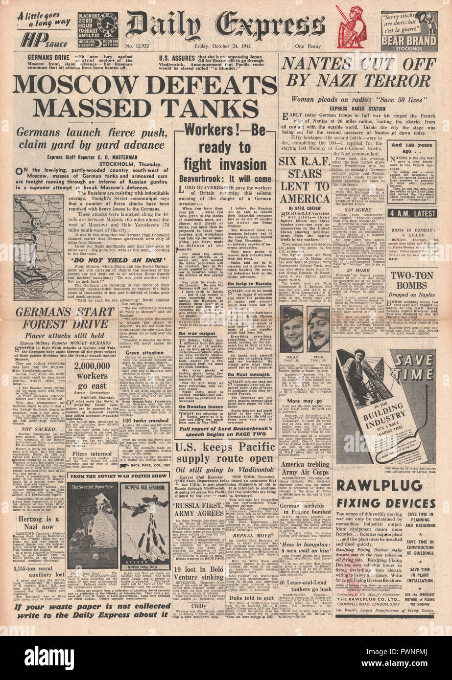 Hitler attack russia 1941 hi-res stock photography and images - Alamy