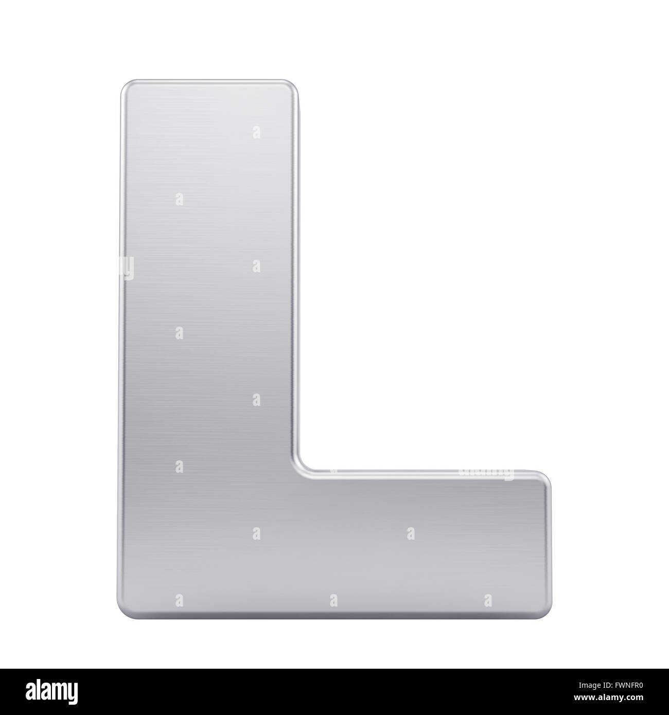 Metallic letter l hi-res stock photography and images - Alamy
