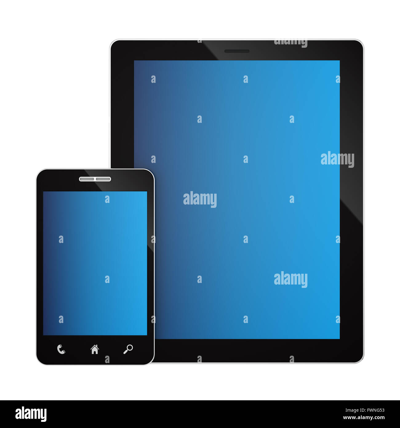 Render tablet smartphone hi-res stock photography and images - Alamy