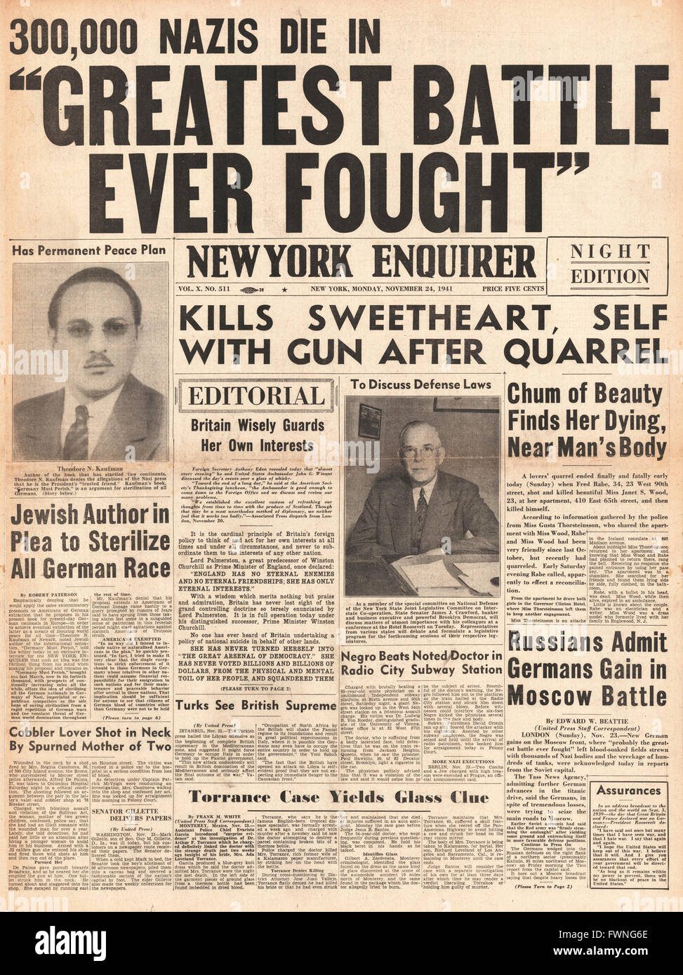 National enquirer front page hi-res stock photography and images - Alamy