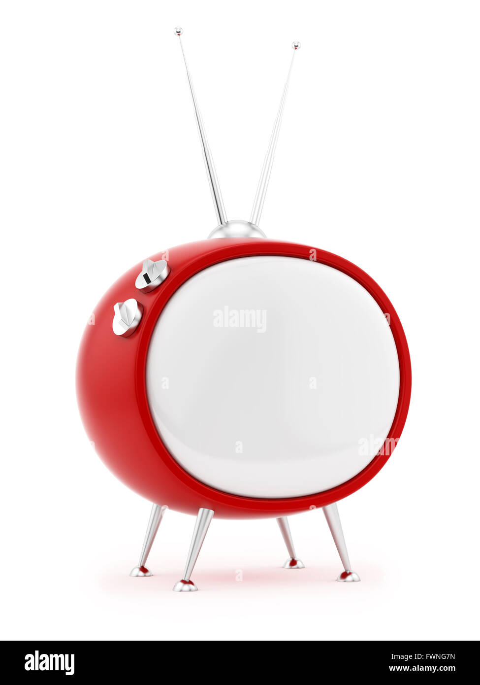 retro style television Stock Photo - Alamy