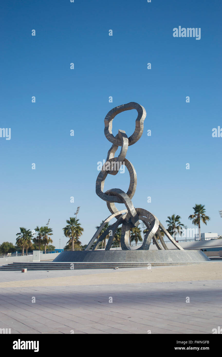The Aspire Park in Doha Sports City Stock Photo - Alamy