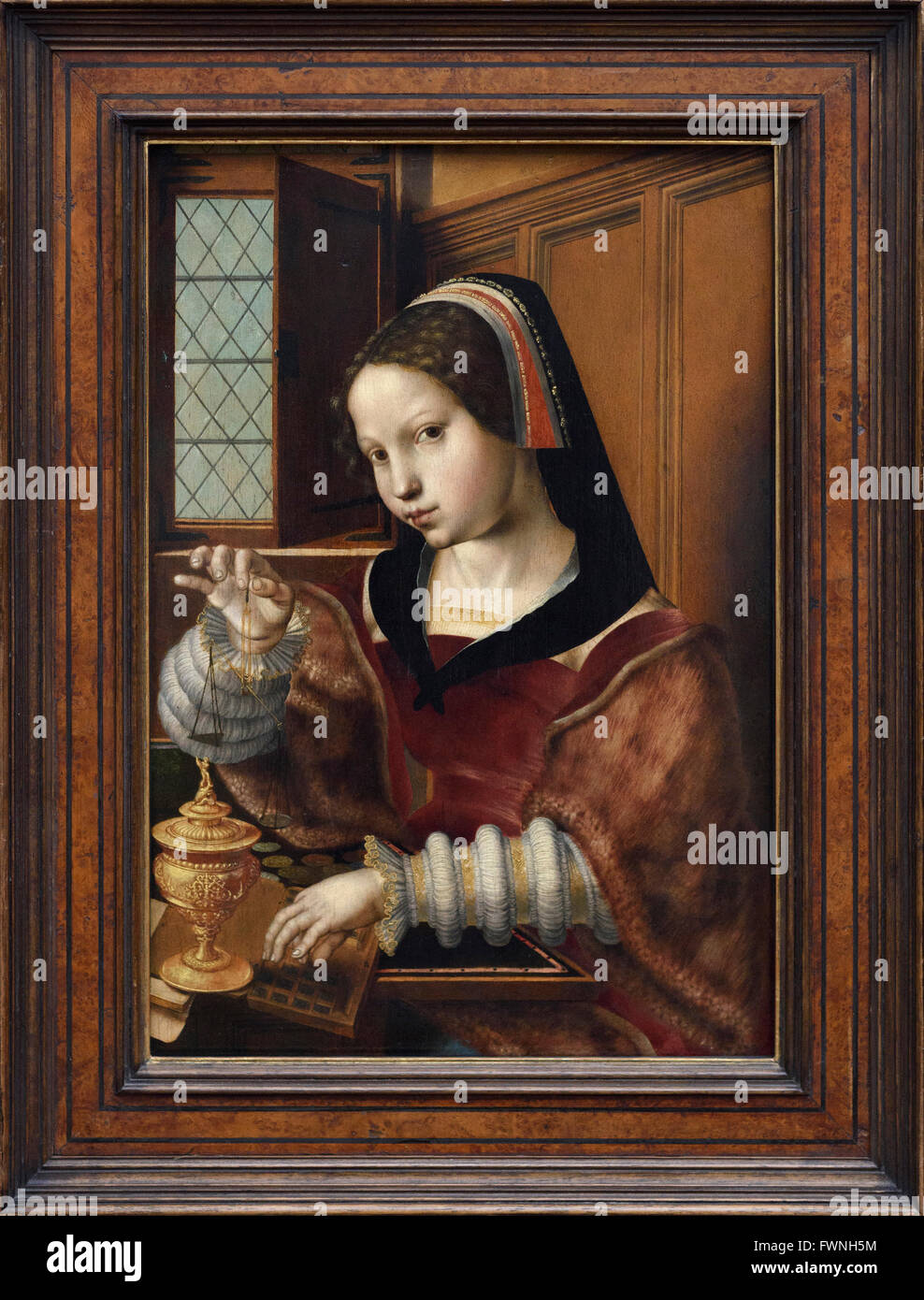 Jan Sanders van Hemessen (ca.1500-1563/66), Woman Weighing Gold, 1530 ...