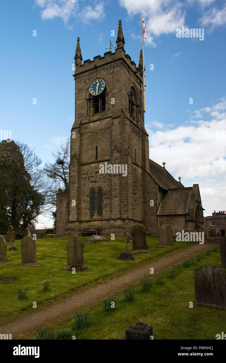 Nidd Parish Church near Ripley, Harrogate Stock Photo - Alamy
