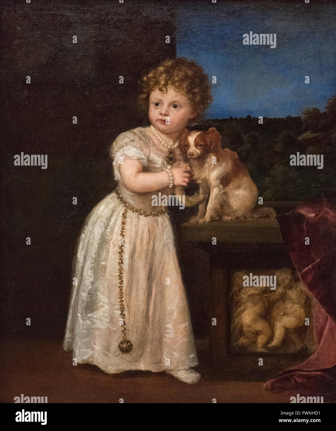 Titian - Tiziano Vecellio (ca. 1488/90-1576), Clarissa Strozzi (1540 ...