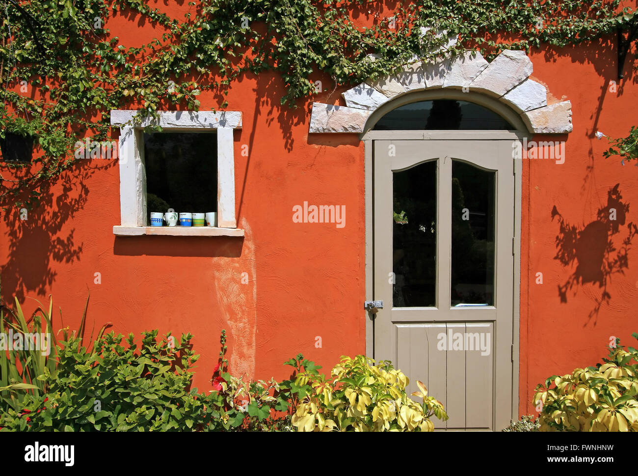Italian style Window and Door Stock Photo - Alamy