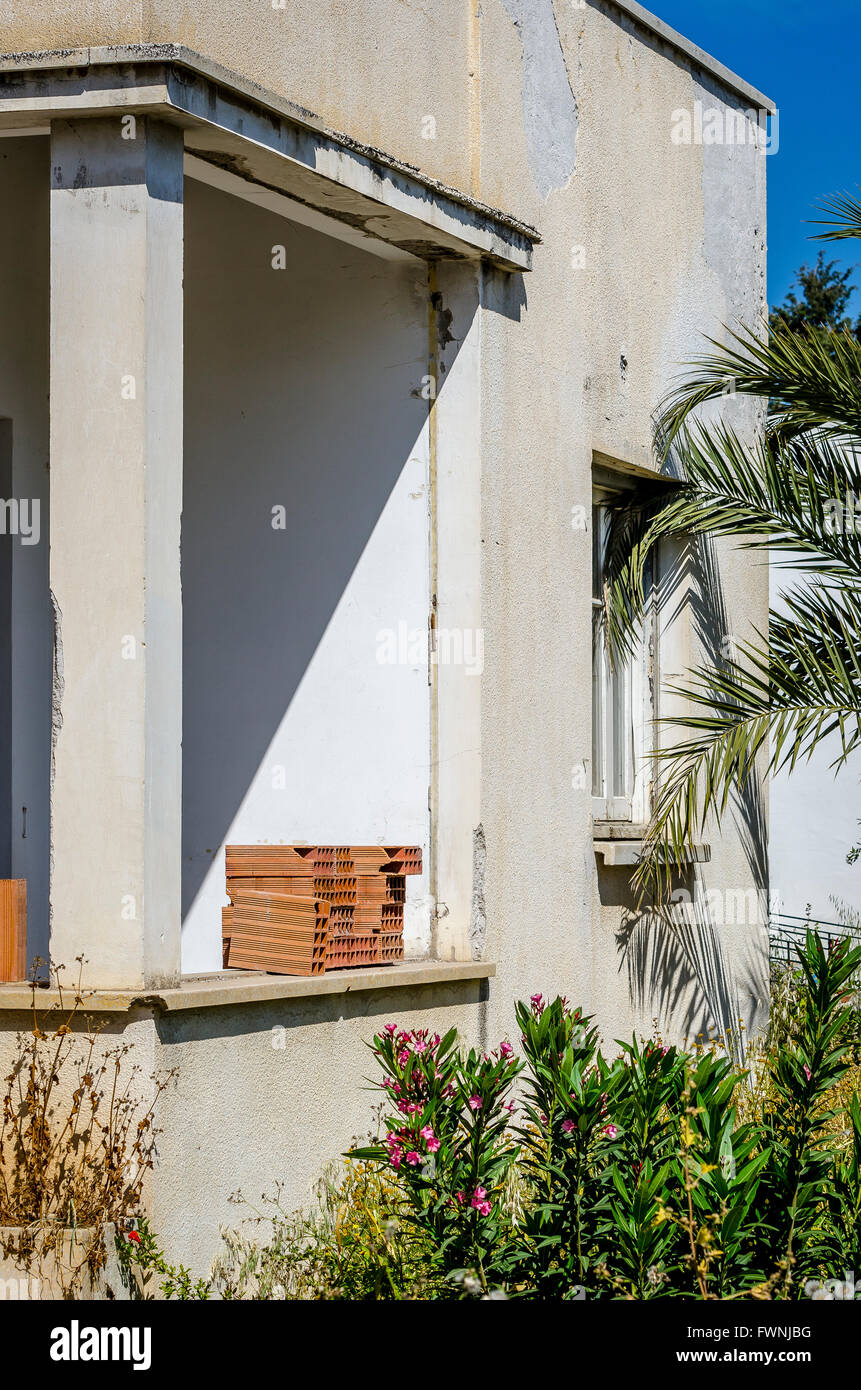 Building in the city of Kyrenia, North Cyprus Stock Photo - Alamy