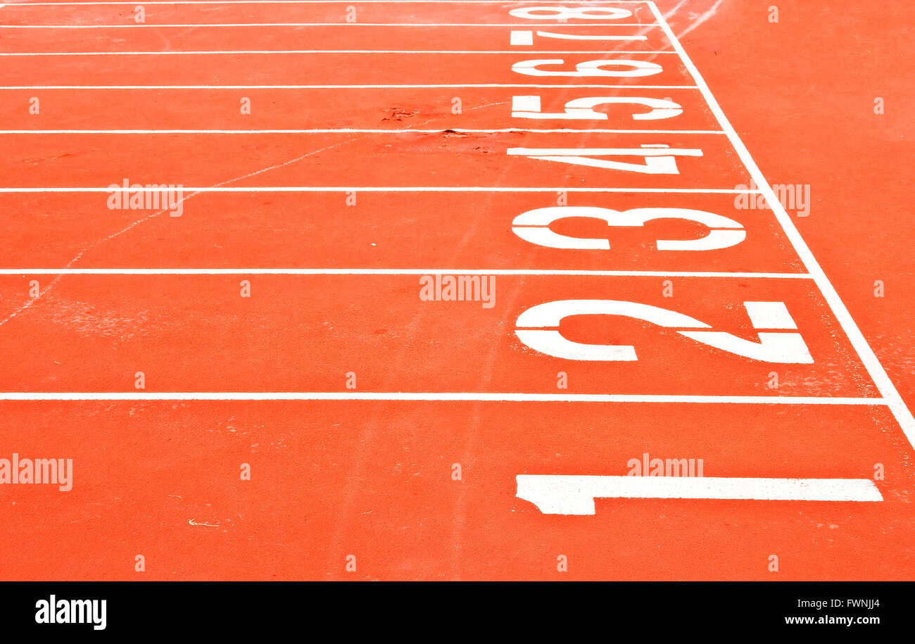 Starting Grid of Race Track in Stadium Stock Photo - Alamy