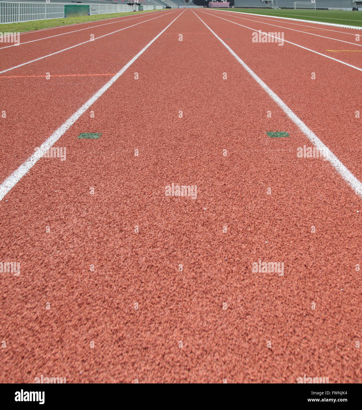 perspective of race track, vertical Stock Photo - Alamy