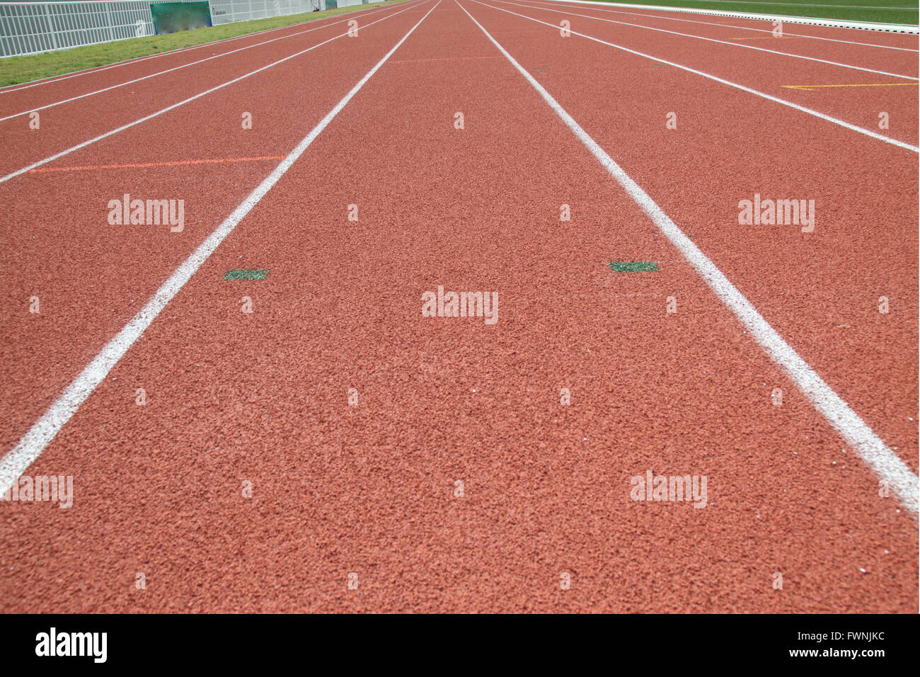 perspective of race track Stock Photo - Alamy