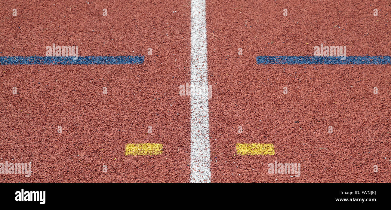 color line on race track Stock Photo - Alamy