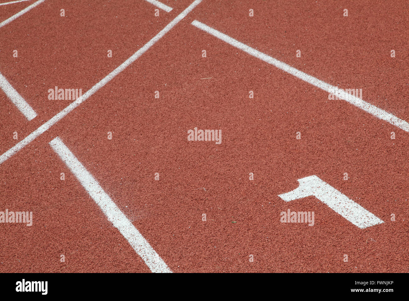 Tartan track with number one hi-res stock photography and images - Alamy