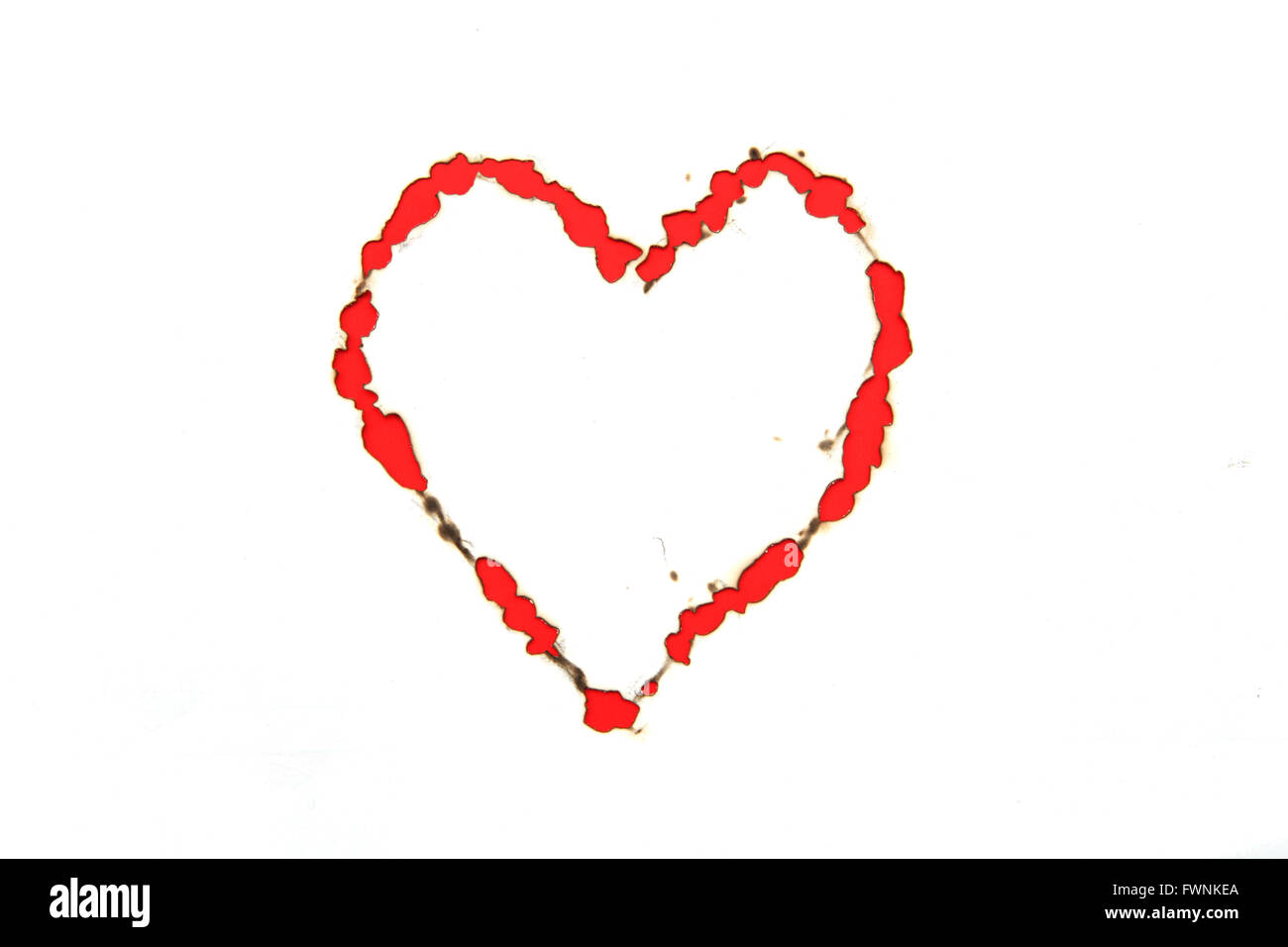 Rose heart wood Cut Out Stock Images & Pictures - Alamy