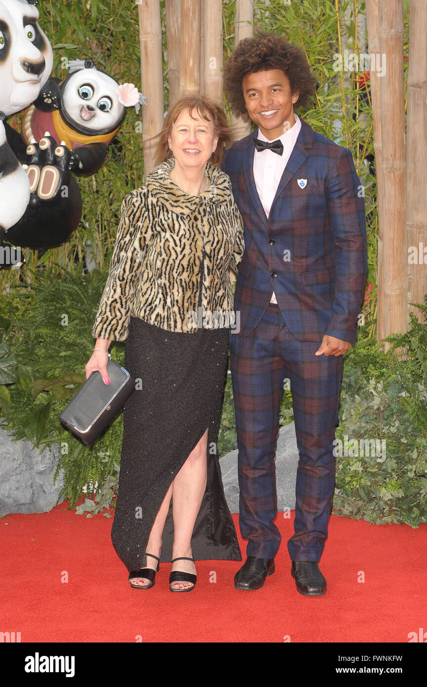 Film premiere Kung Fu Panda 3 Featuring: Radzi Chinyanganya Where ...