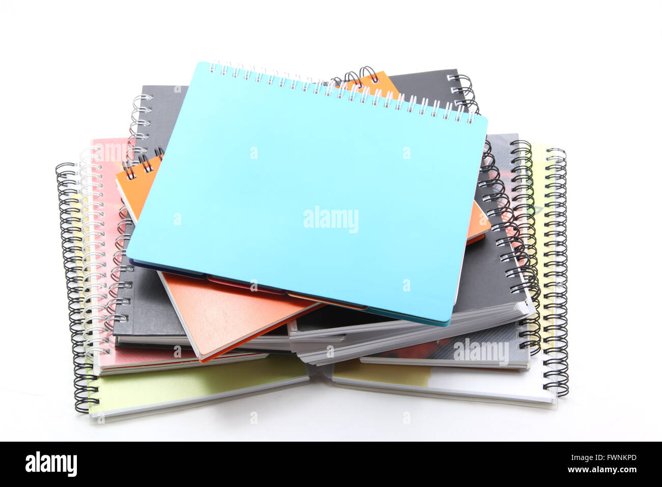 High school textbook stack spine hi-res stock photography and images ...