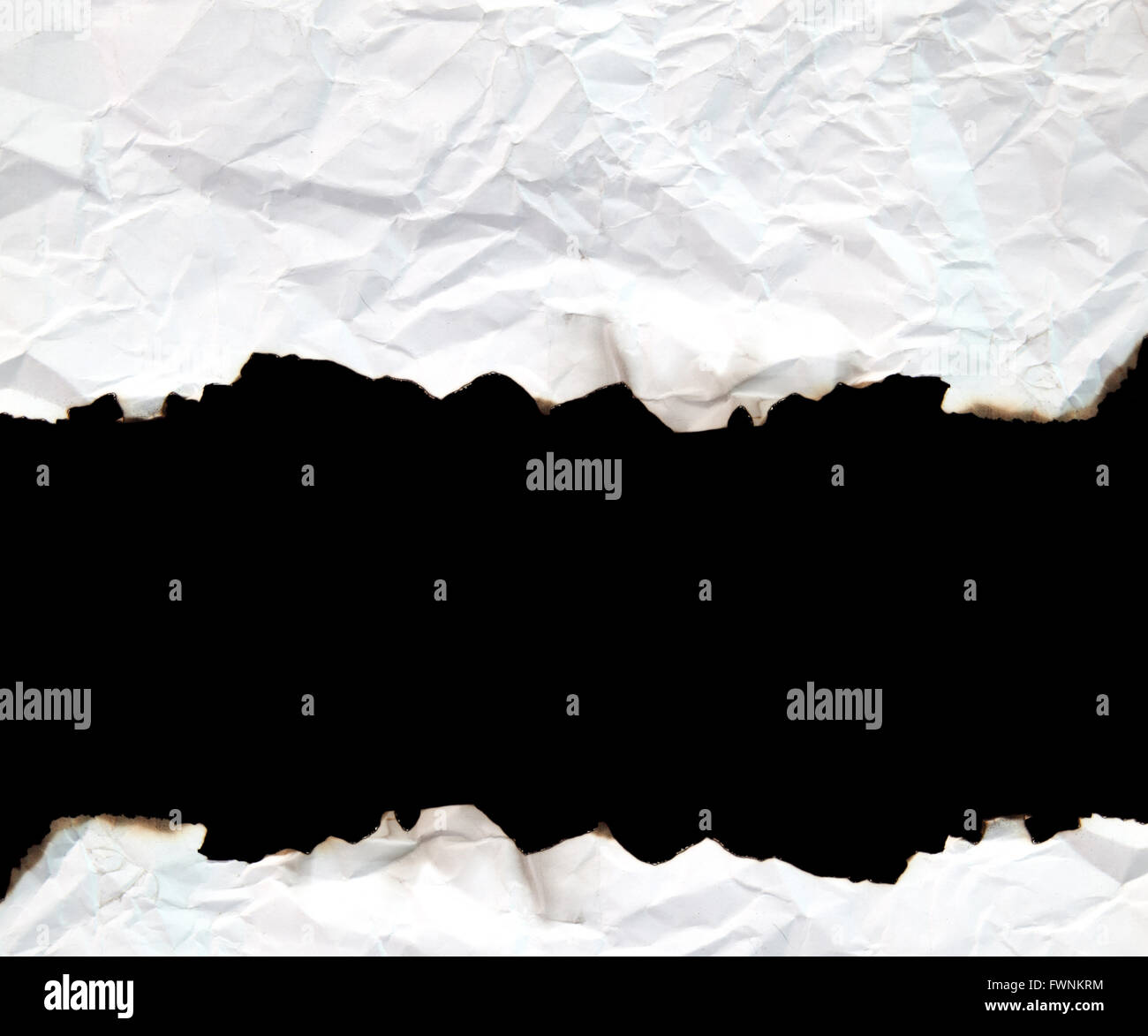 burnt edge paper with space for text on black background Stock Photo ...