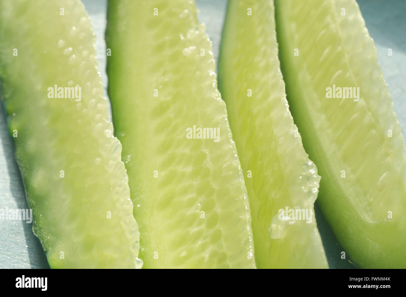 closeup to fresh raw cucumber Stock Photo - Alamy