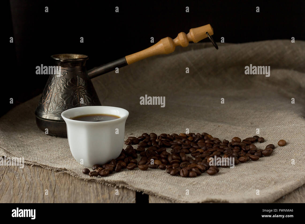 Selective focus cup coffee hi-res stock photography and images - Alamy