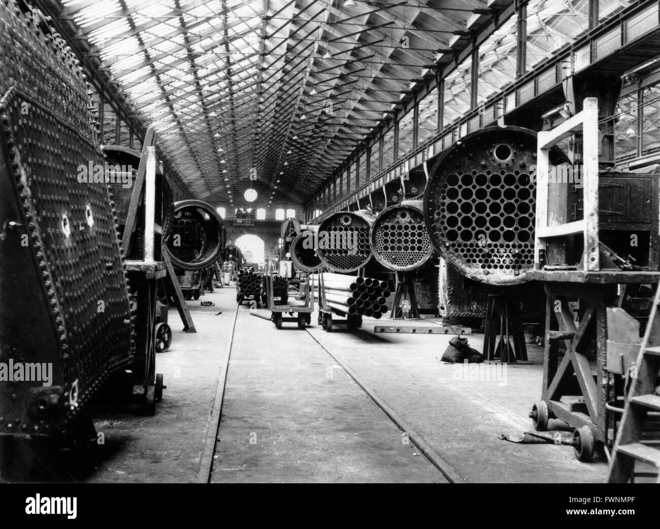Works locomotive Black and White Stock Photos & Images - Alamy