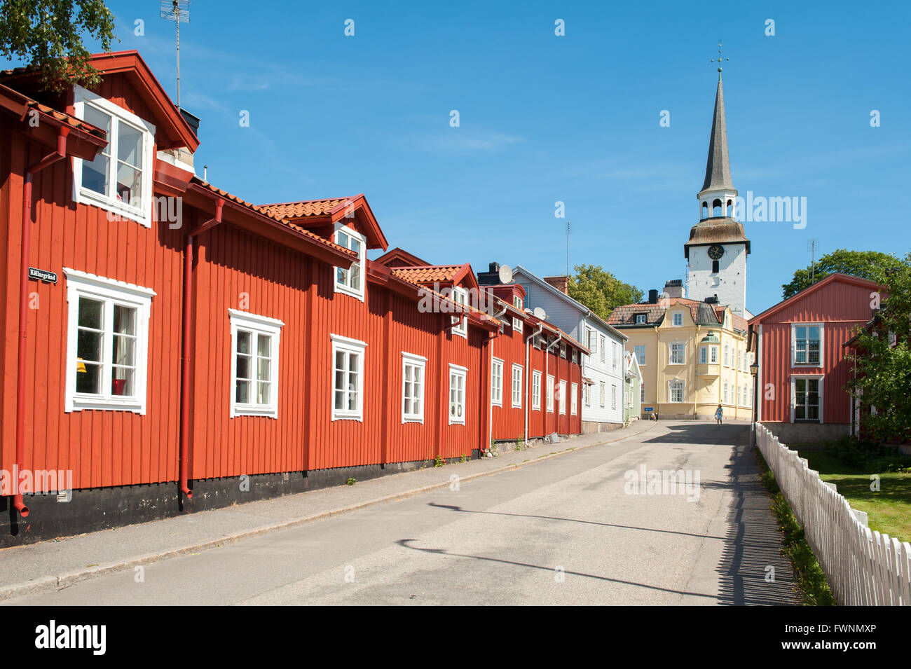 Summer in idyllic small town Mariefred in Sweden Stock Photo - Alamy