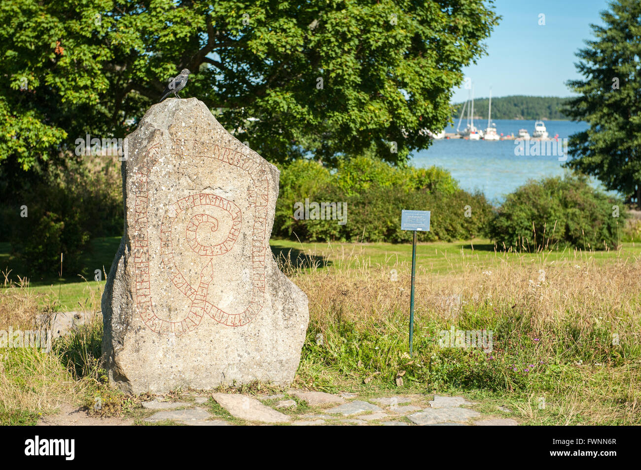 Summer in idyllic small town Mariefred in Sweden Stock Photo - Alamy