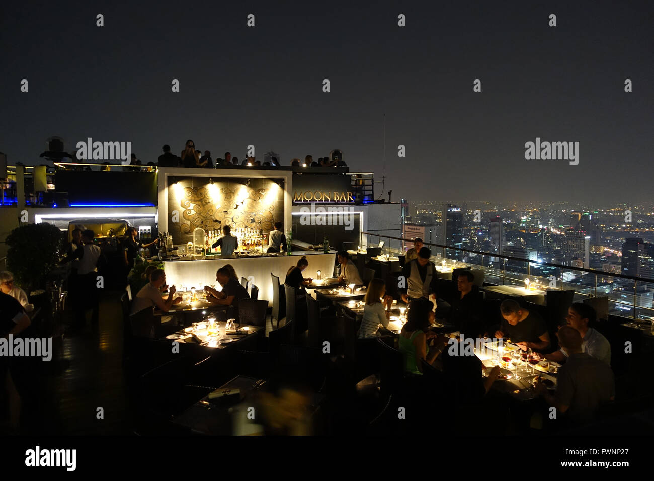 Bangkok, Thailand. 3rd Mar, 2016. The Vertigo Restaurant and Moon Bar ...
