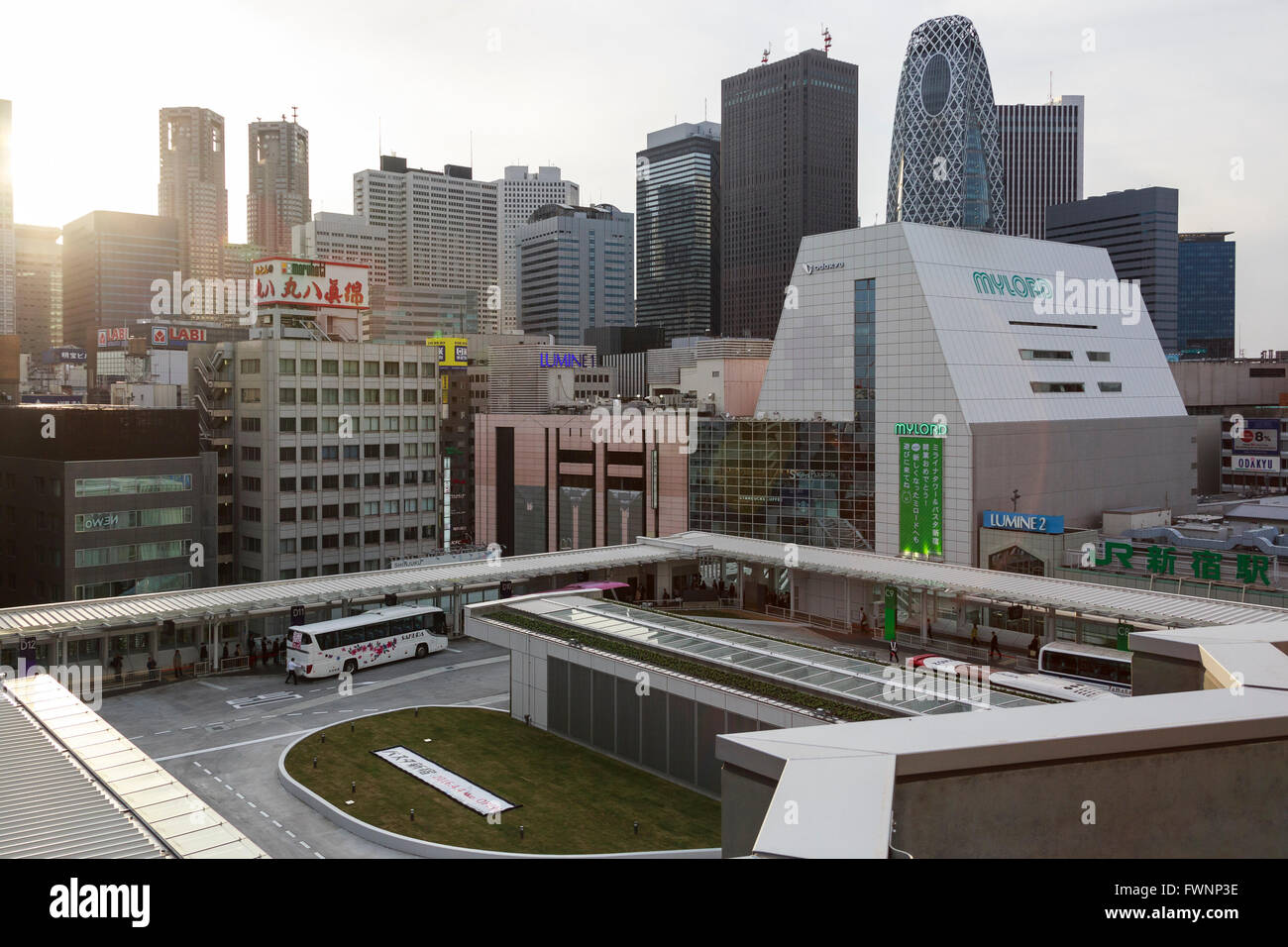 Tokyo, Japan. 6th April, 2016. A general view of the new Shinjuku ...