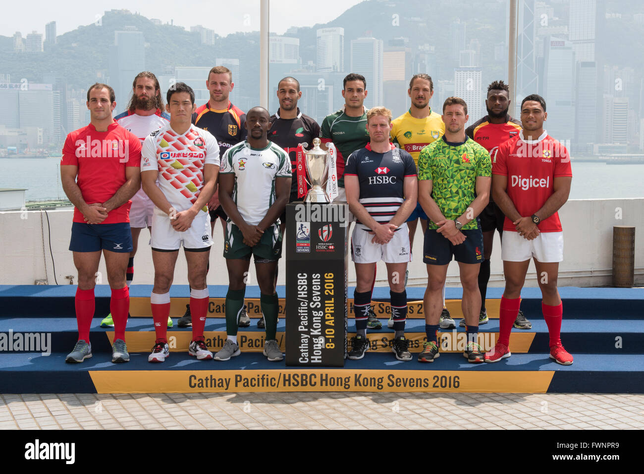 Team captains pose for hi-res stock photography and images - Alamy