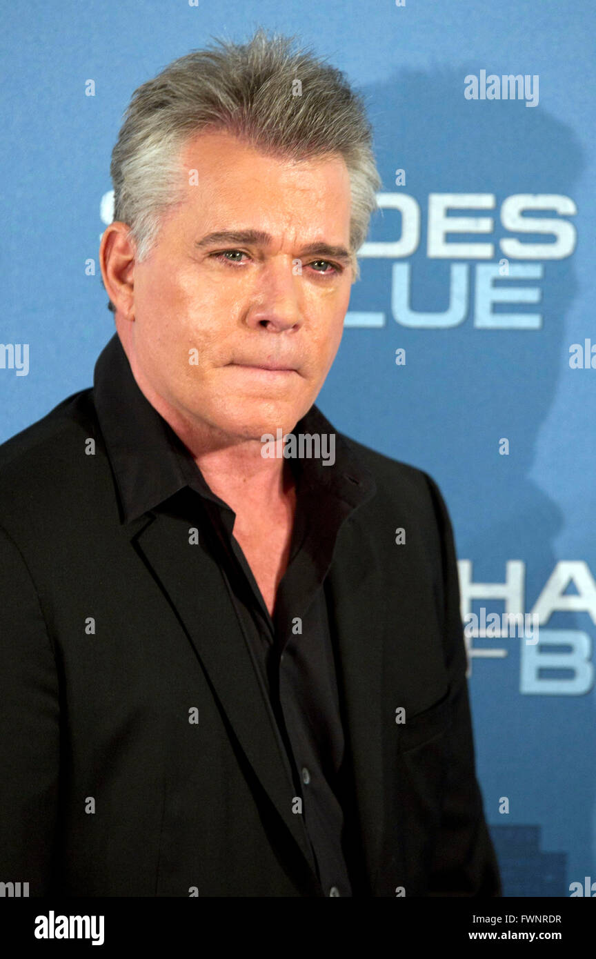 Madrid, Spain. 5th April, 2016. Ray Liotta attends the 'Shades Of Blue ...