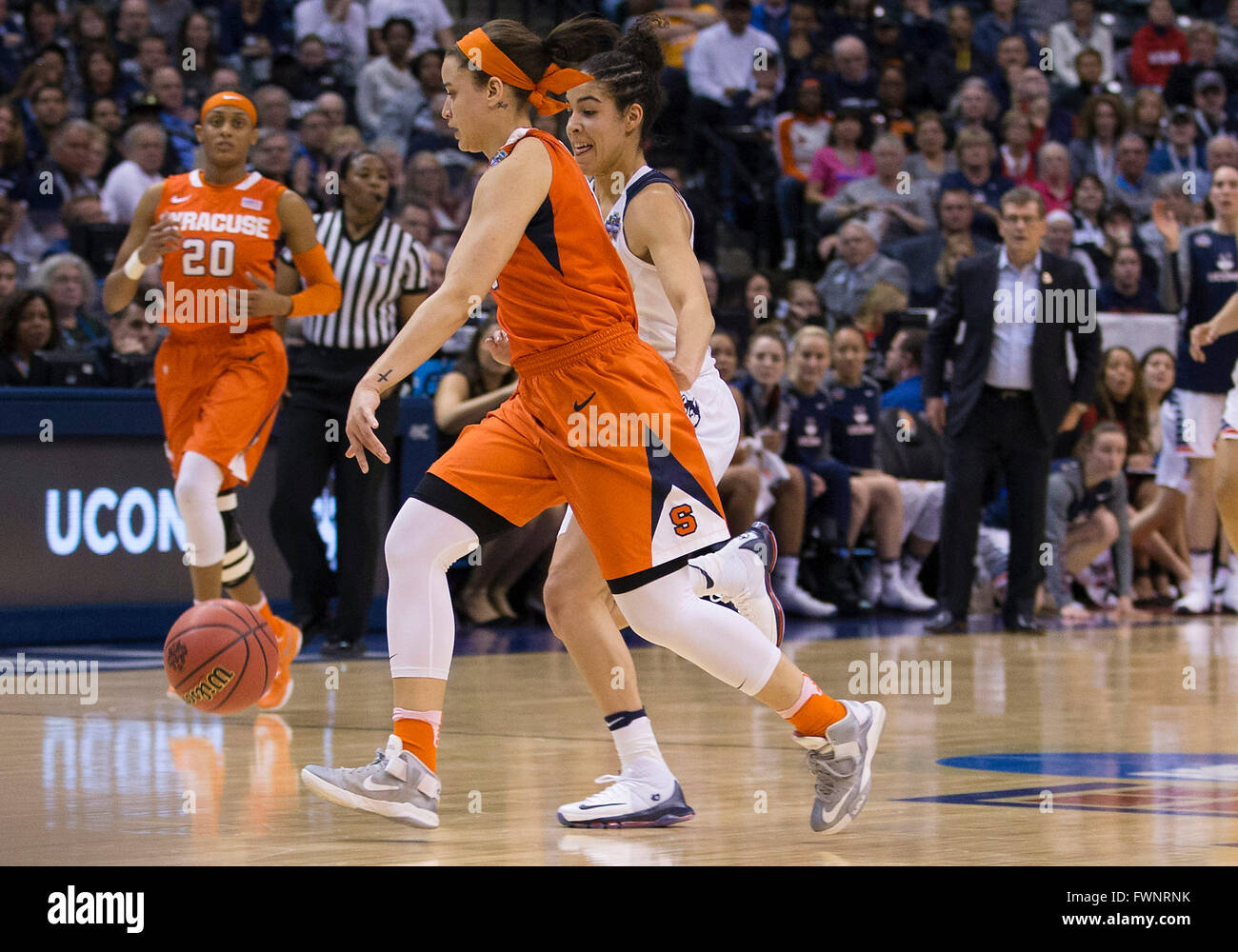 Indianapolis, Indiana, USA. 05th Apr, 2016. Syracuse guard Brianna ...