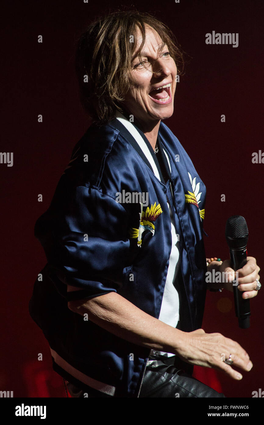 Milan Italy. 05th April 2016. The Italian singer/songwriter GIANNA ...