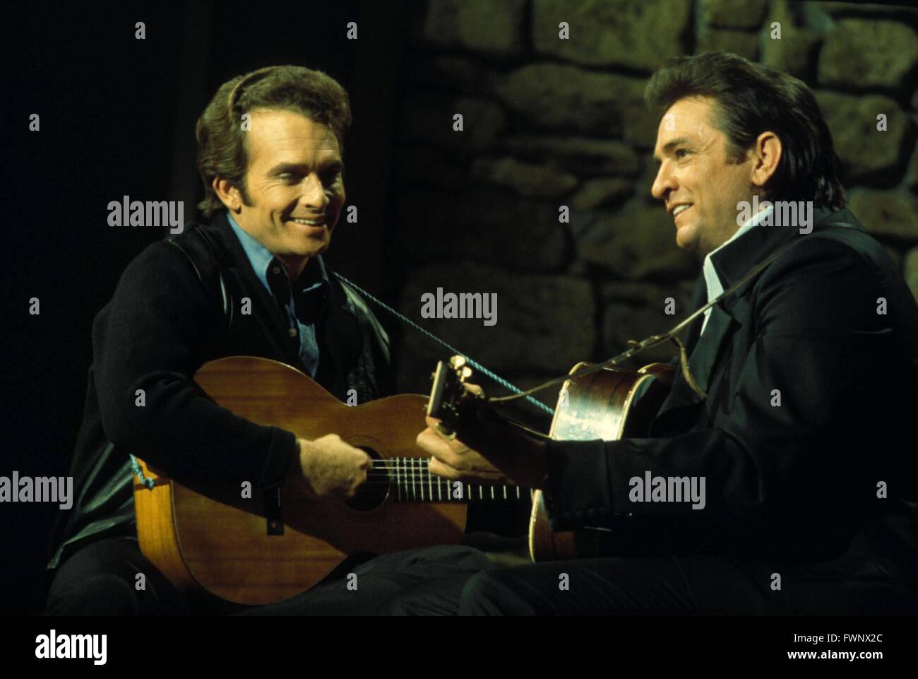 Merle haggard johnny cash hi-res stock photography and images - Alamy